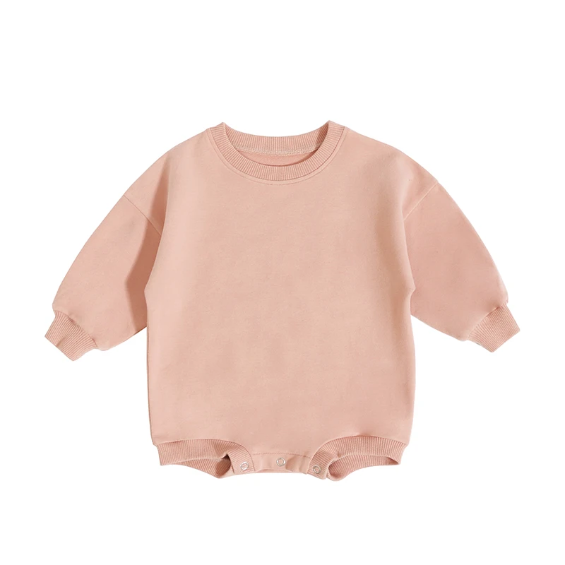 Long Sleeve Organic Cotton Solid Color Baby Clothing Toddler Clothes ...