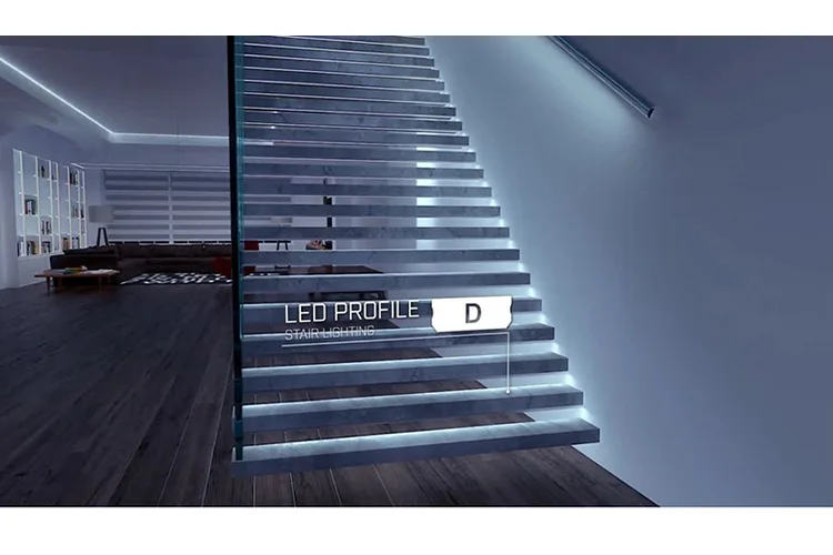 Led Tile Edging Aluminum Stair Nosing - Anti-Slip & Durable