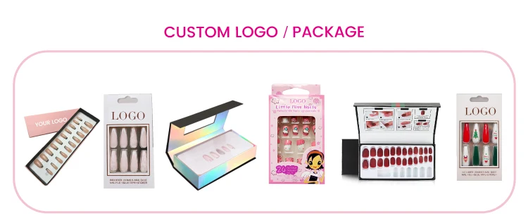 Private Label False Nails Long Press On Nail Tip Wholesale Vendor ...