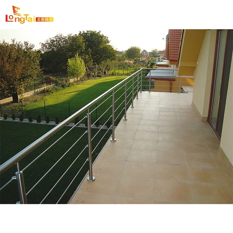Stainless Steel Cement Balcony Railing Pipe Ss Railing Designs For ...