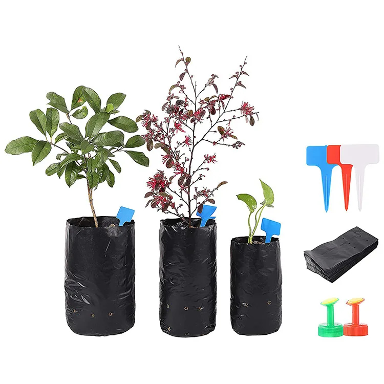 1 Gallon Grow Bags - Hydroponic Plastic Plant Containers