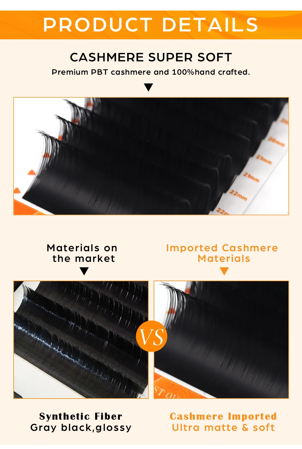 Wholesale Custom Fluffy Matte Black Lash Extension Supplies