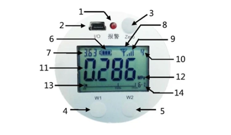 Huatian CYB4504 Wireless Temperature Sensor Pt100 Wifi Waterproof Zigbee Lora for Liquid and Gas ...