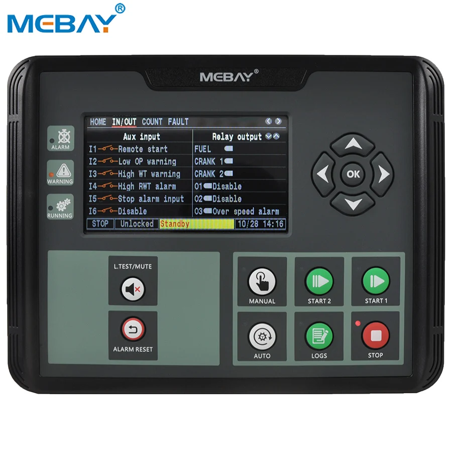 Mebay Diesel Auto Fire Pump Controller Control Panel Fc70dr - Buy ...