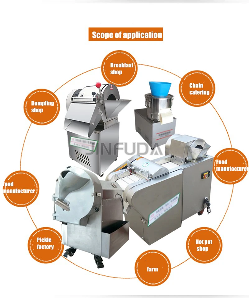 Commercial 220V Stainless Steel Food Processor Vegetable Cutter for ...