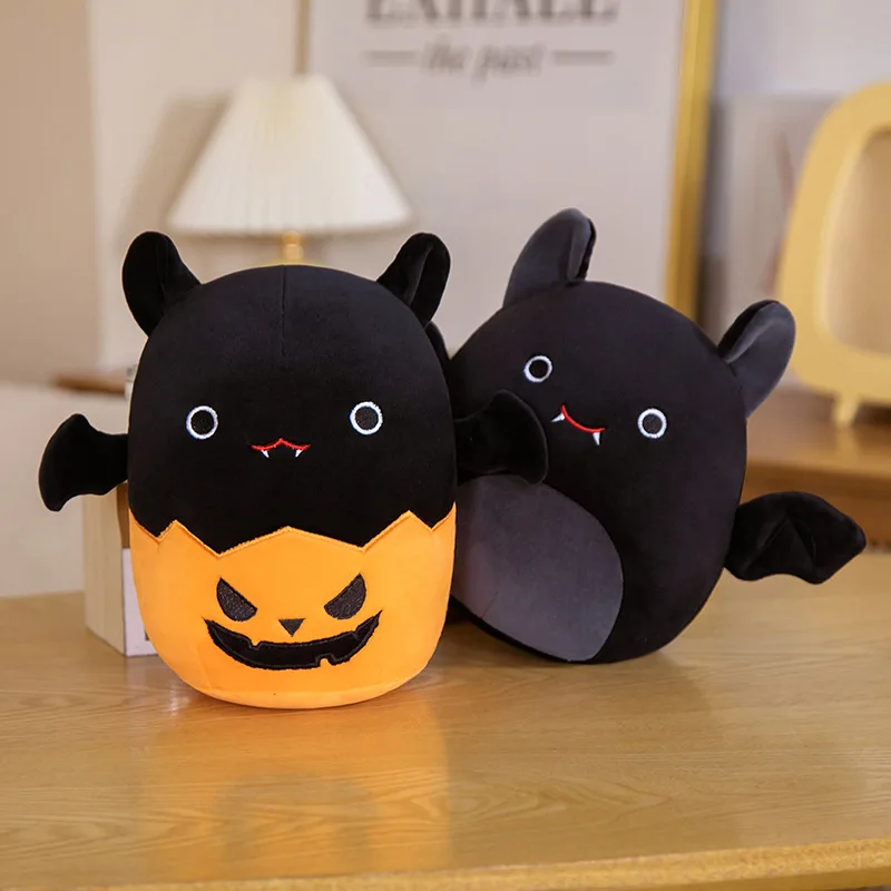 Dark Series Plush Bat Toy Pentacle Moon Bat Pumpkin Doll Stuffed Gothic ...