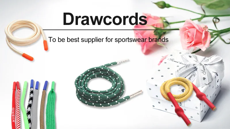 Durable and Versatile Dtm Color Drawcord with Metal Tips