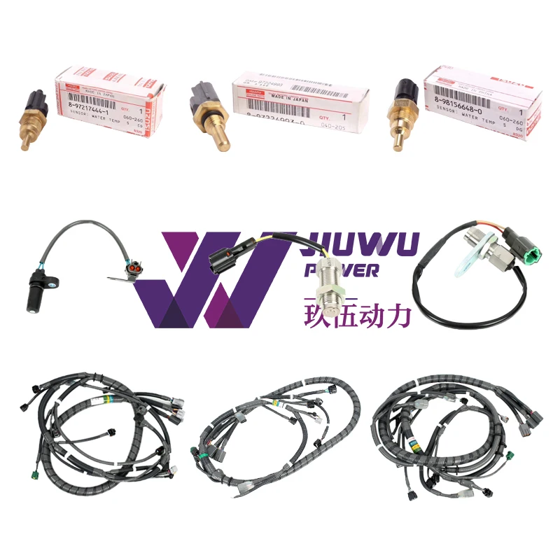 Excavator Genuine Parts 4hk1 6hk1 4jg1 6bg1 4jj1 6wg1 Sensor Starter ...