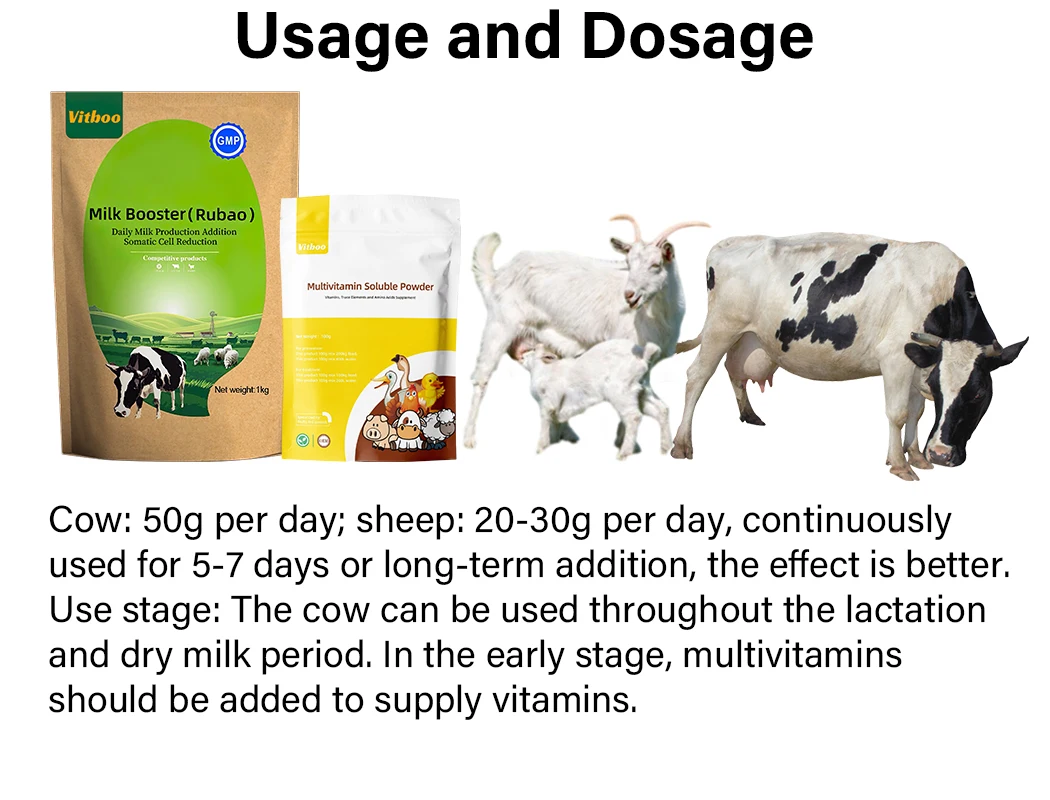 Goat Milk Booster Cattle Sheep More Milk Promoter Ruminant Feed ...