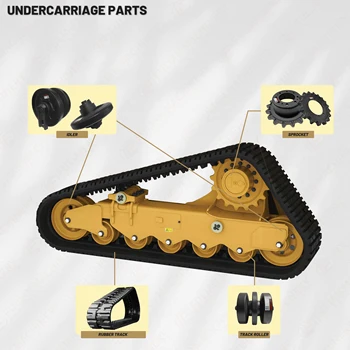 Compact Track Skid Steer Loader Undercarriage Parts For Takeuchi Bobcat ...