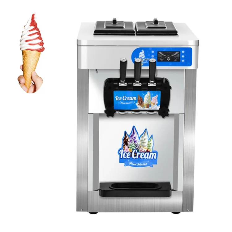 Wholesale Table Top Ice Cream Maker Commercial Use Ice Creme Maker ...