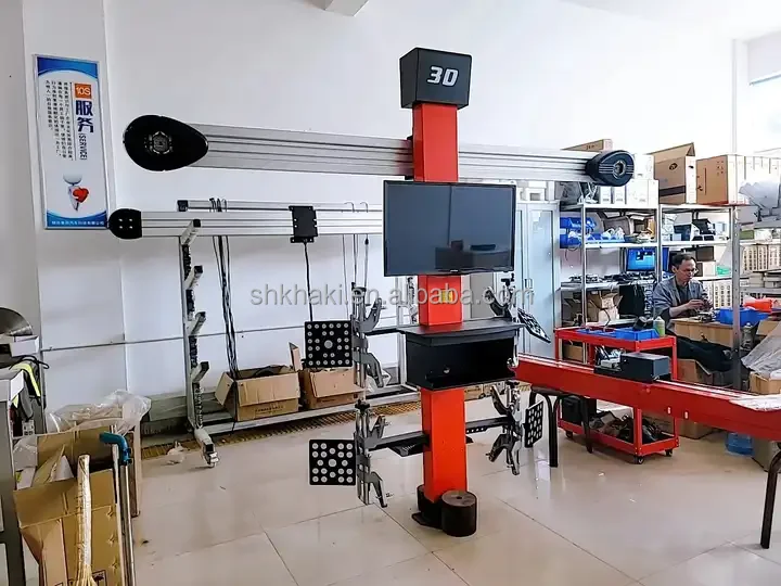 Four Wheel Alignment Machine Tire Aligner And 4 Post Car Lift With Ce ...