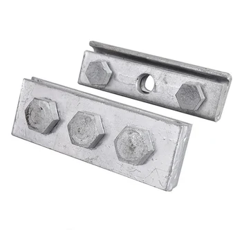 Three Eyes Galvanized Telescopic Pole Clamp Power Iron Steel Wire ...