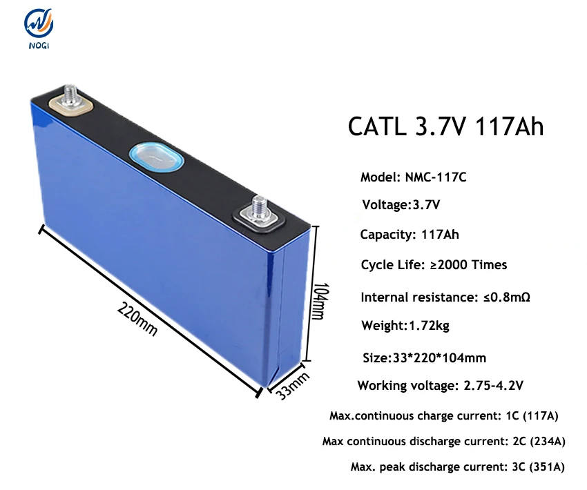 CATL Prismatic NMC Battery - High Performance & Long Life