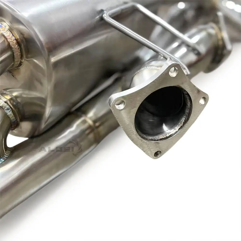 Cat Back Exhaust Pipe Exhaust System with Vacuum Valve for Audi R8 V10 ...