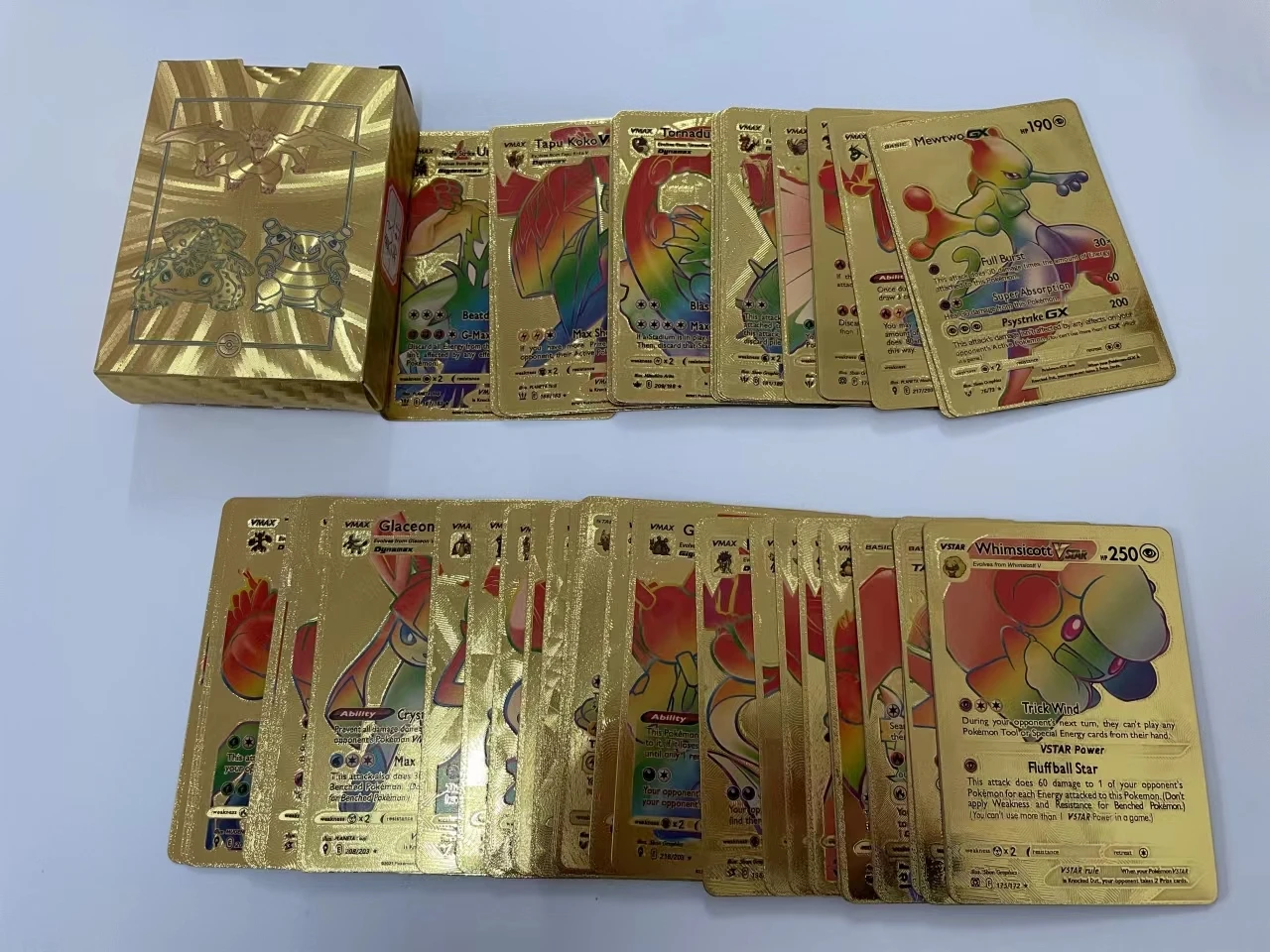 Colorful Poke Mon Cards New Edition Vstar Vmax Gx Ex Dx Rare Cards ...