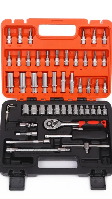 Wholesale 108pcs Portable Heavy Duty Car Repair Tool Box Hardware Tools ...