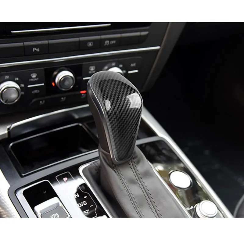 Enhance Your Audi's Interior with Carbon Fiber Gear Knob
