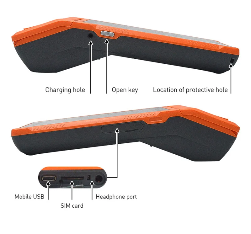 Smart Cashier Machine - Handheld POS Device with Printer