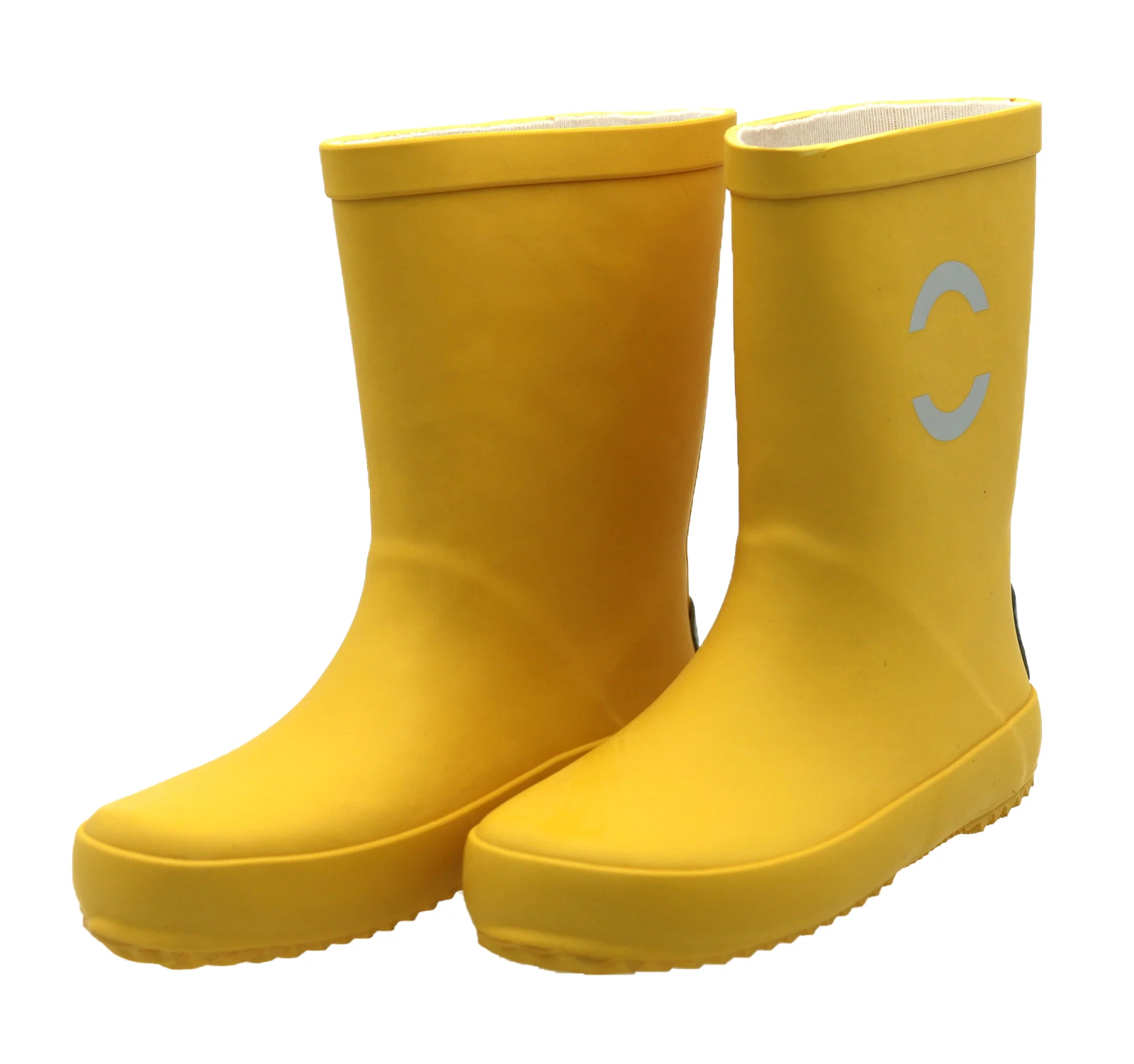 Cheap Waterproof Kids Solid Yellow Rubber Wellington Rain Boots ...