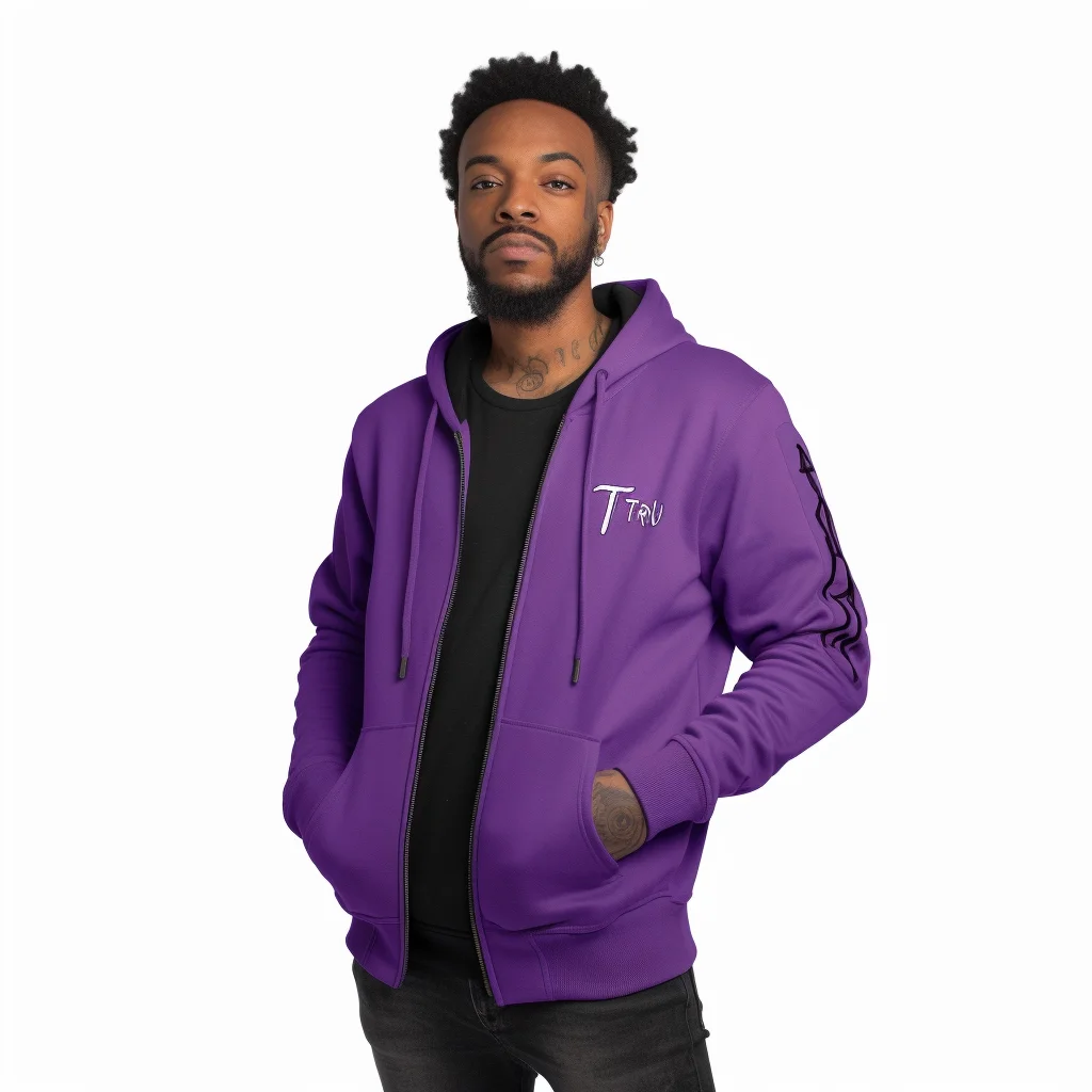 blank custom men streetwear oem logo custom men's oversized full zip up ...