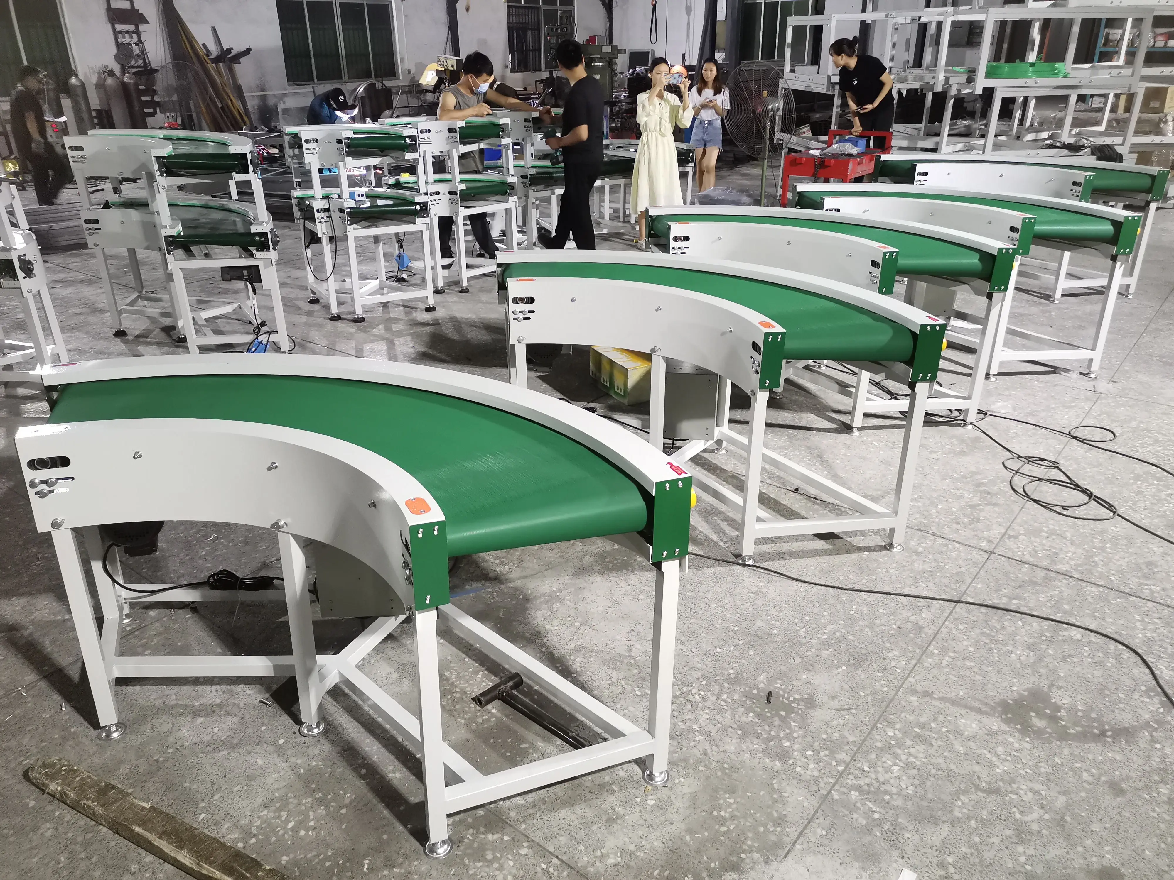 180 Degree PVC Turning Belt Conveyor - Efficient & Durable