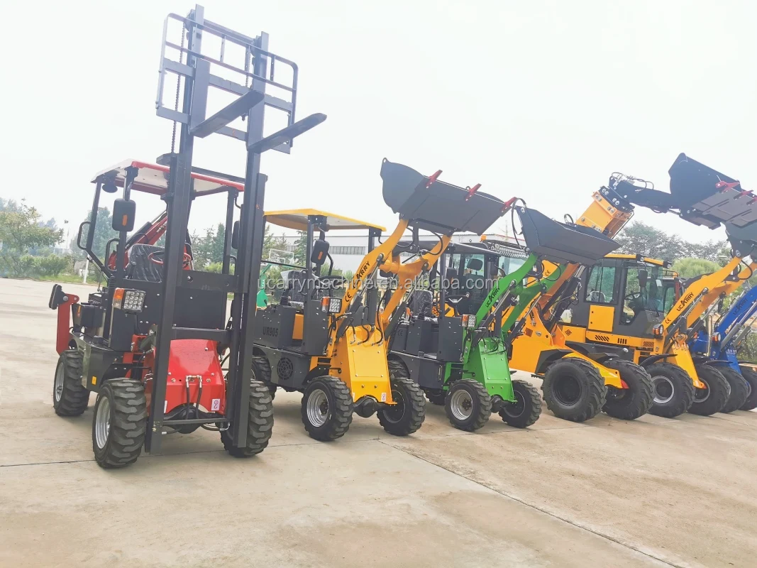 Construction Machinery Fork Loader Forklift Articulated Chinese Compact ...