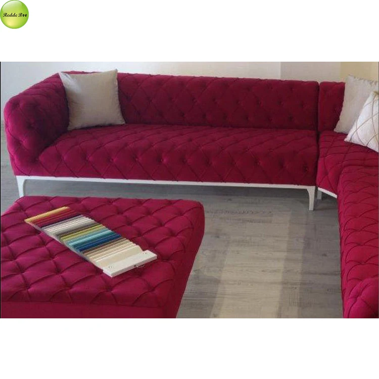 North Europe Design Chesterfield Rustic Corner Sofa Set Home Furniture ...