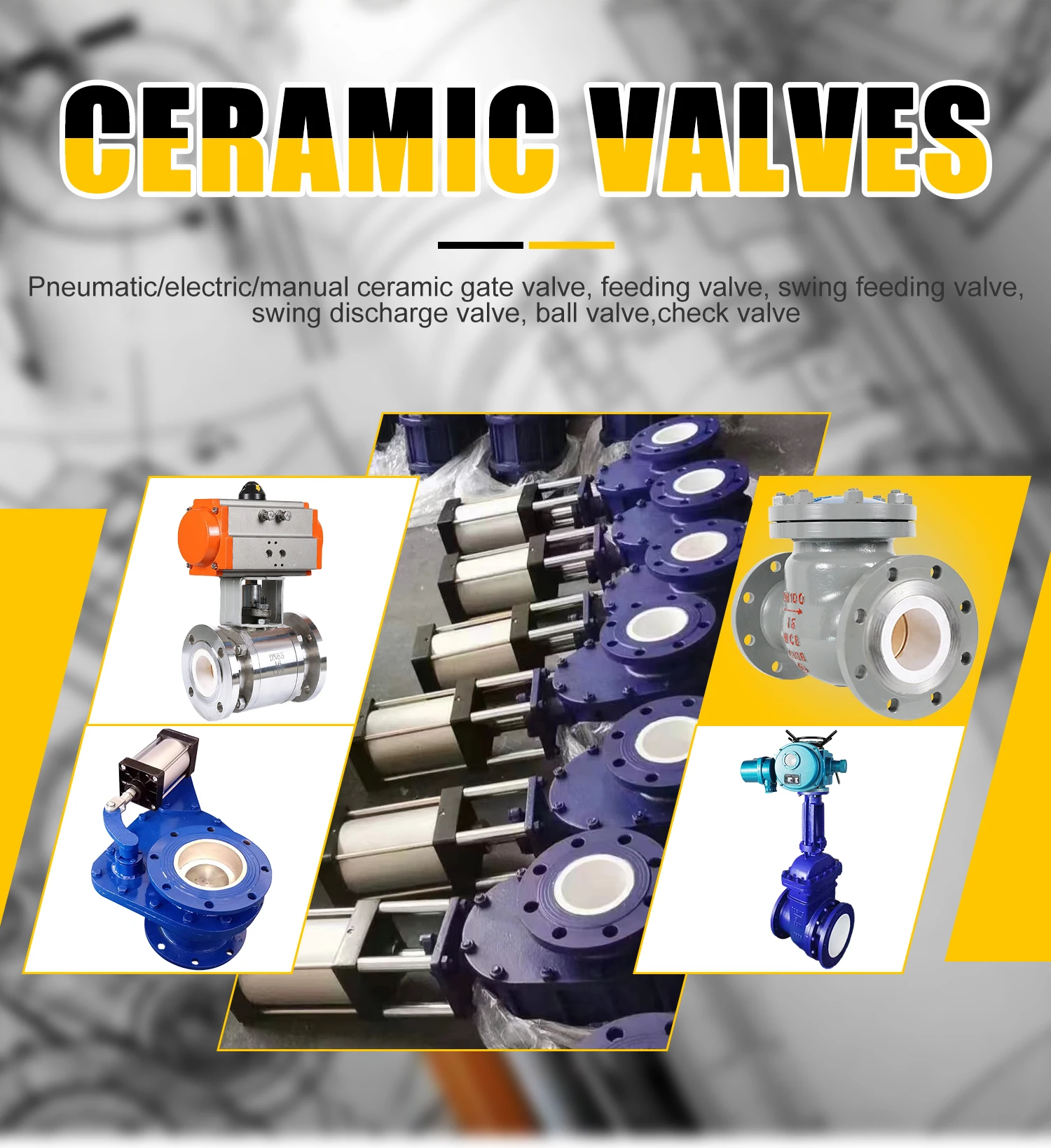 380v Ac Pn10 5 Inch On/off Type Electric Ceramic Carbon Steel Flange ...