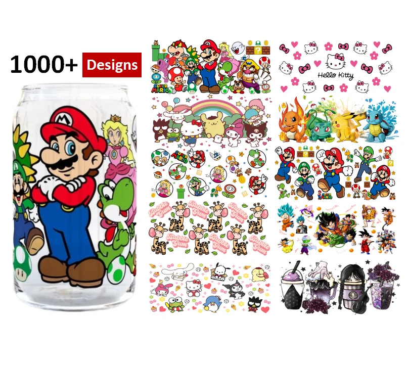 Custom Uvdtf Cup Wraps Design Ready to Ship Uc UV DTF Cup Wrap Transfer ...