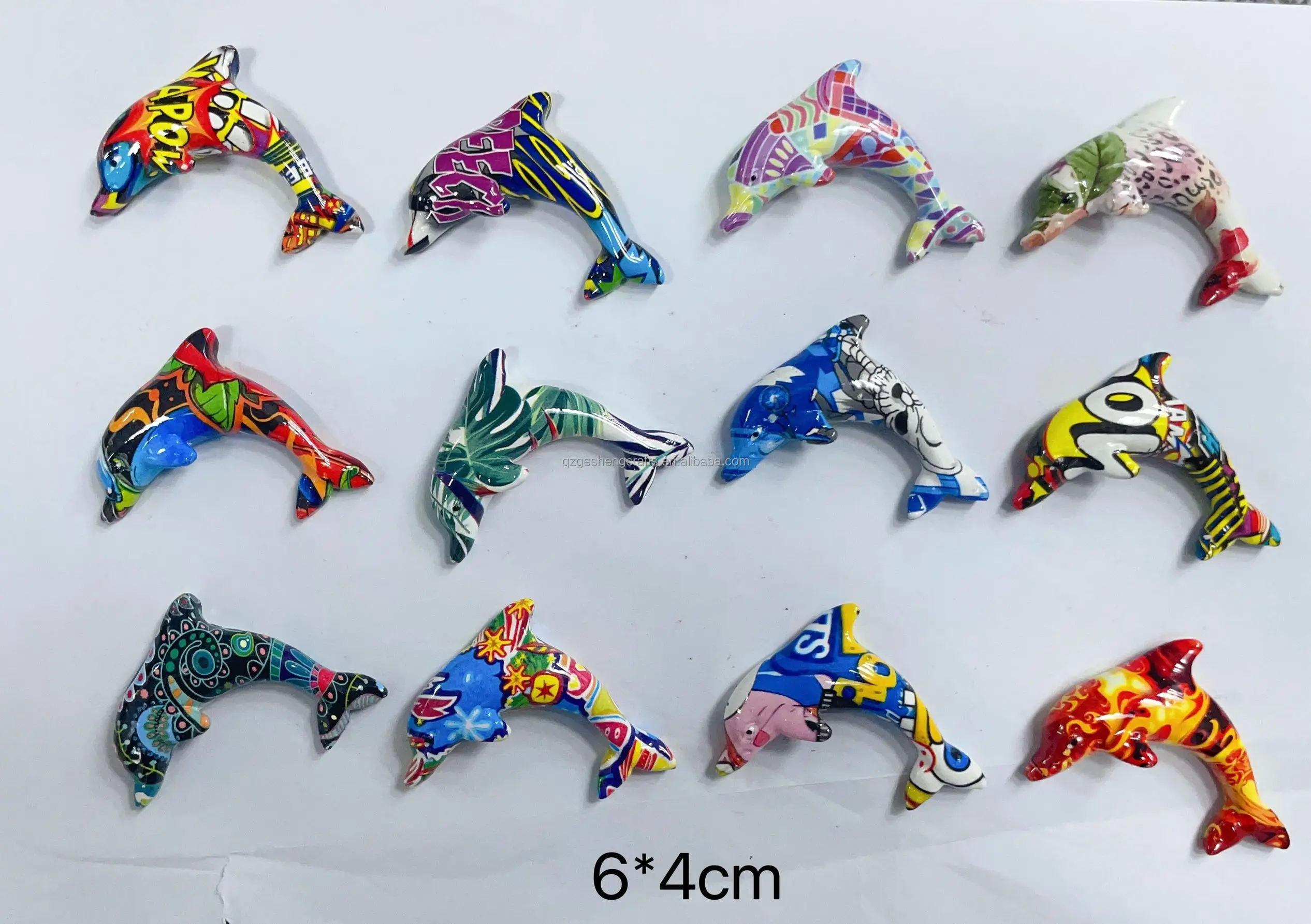 Customized Crab Design Resin Fridge Magnet with Decal Sea Turtle ...