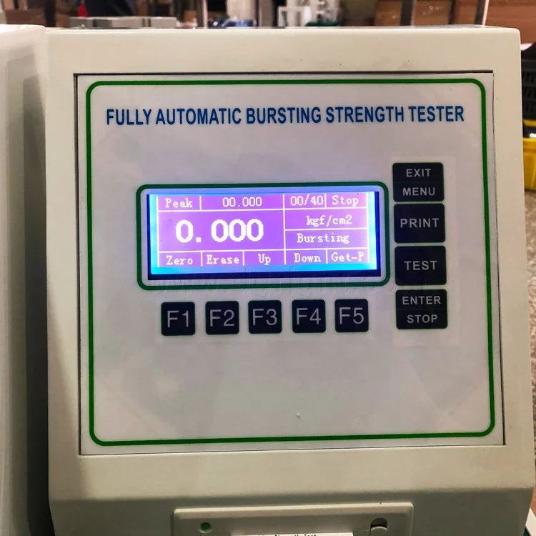 Hydraulic Digital Paper Cardboard Mullen Burst Tester