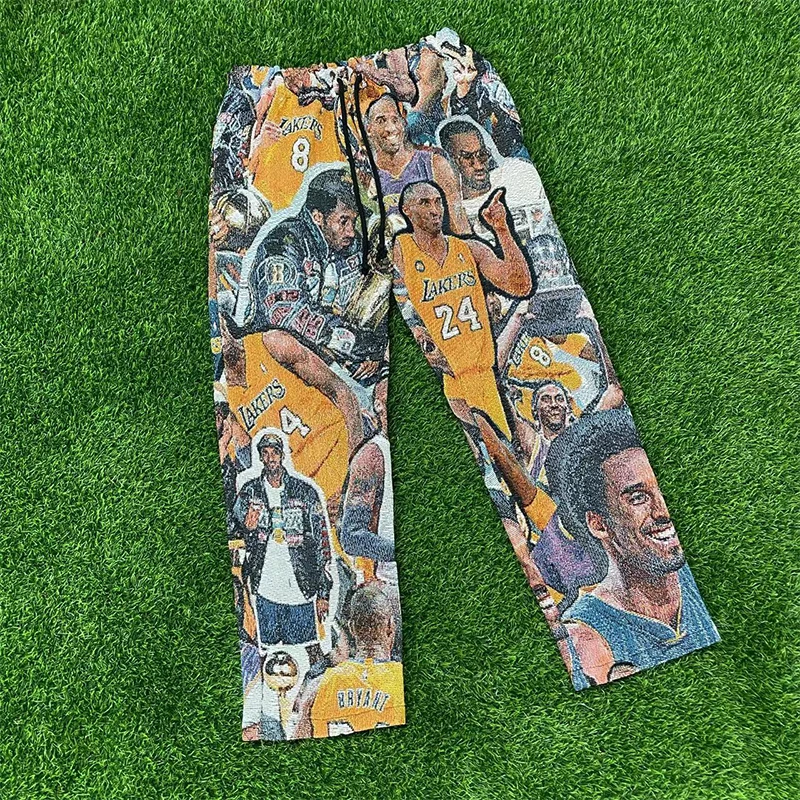Wholesale Street Wear Custom Tapestry Pants Plus Size Mens Rug Pants ...