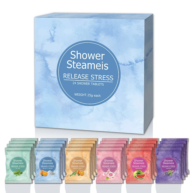 Private Label Organic Shower Tablets Aromatherapy Gift Set Vegan ...