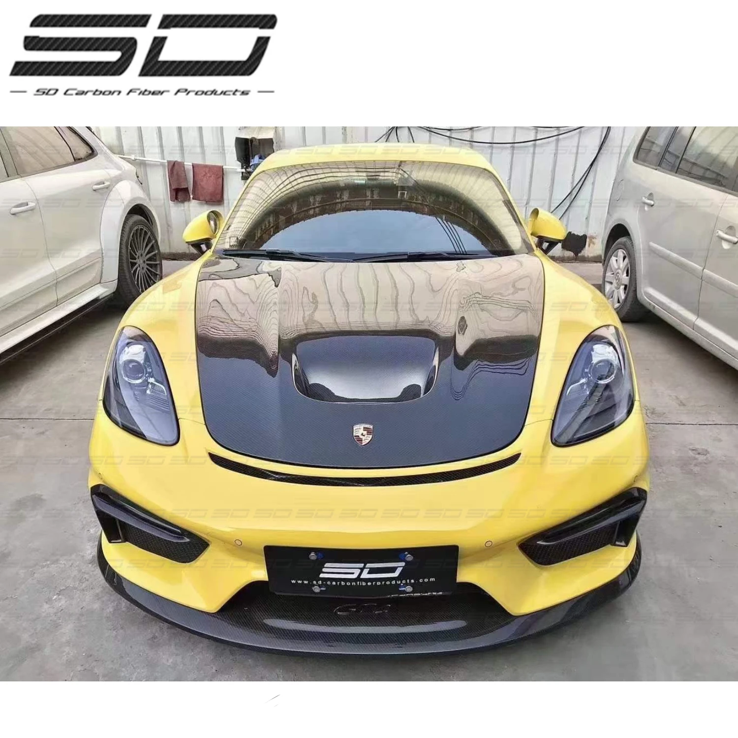 Facelift Dry Carbon Fiber Body Kit For P-orsche 718 Boxster Upgrdae Gt4 ...