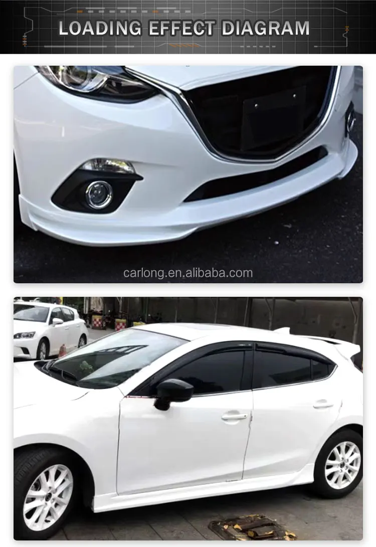 Car Body Kits for Mazda 3 Axela Sedan 2014-2016 – Easy Installation ...