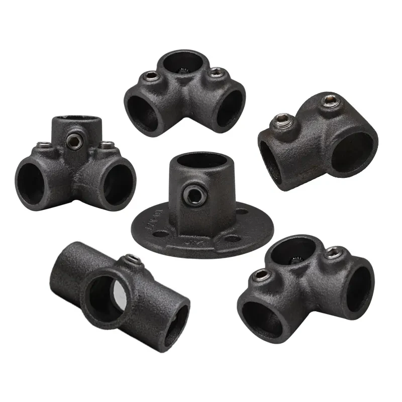 Tube Pipe Connector Handrail Steel Structural Pipe Fitting - Hot Dip ...