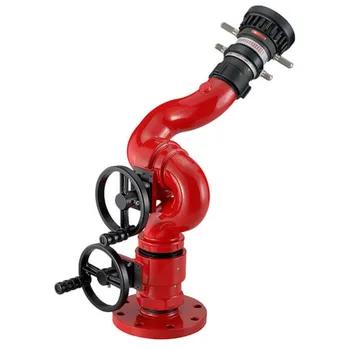 America Double Wheel Operated Fire Monitor Firefighter Tools Equipment ...