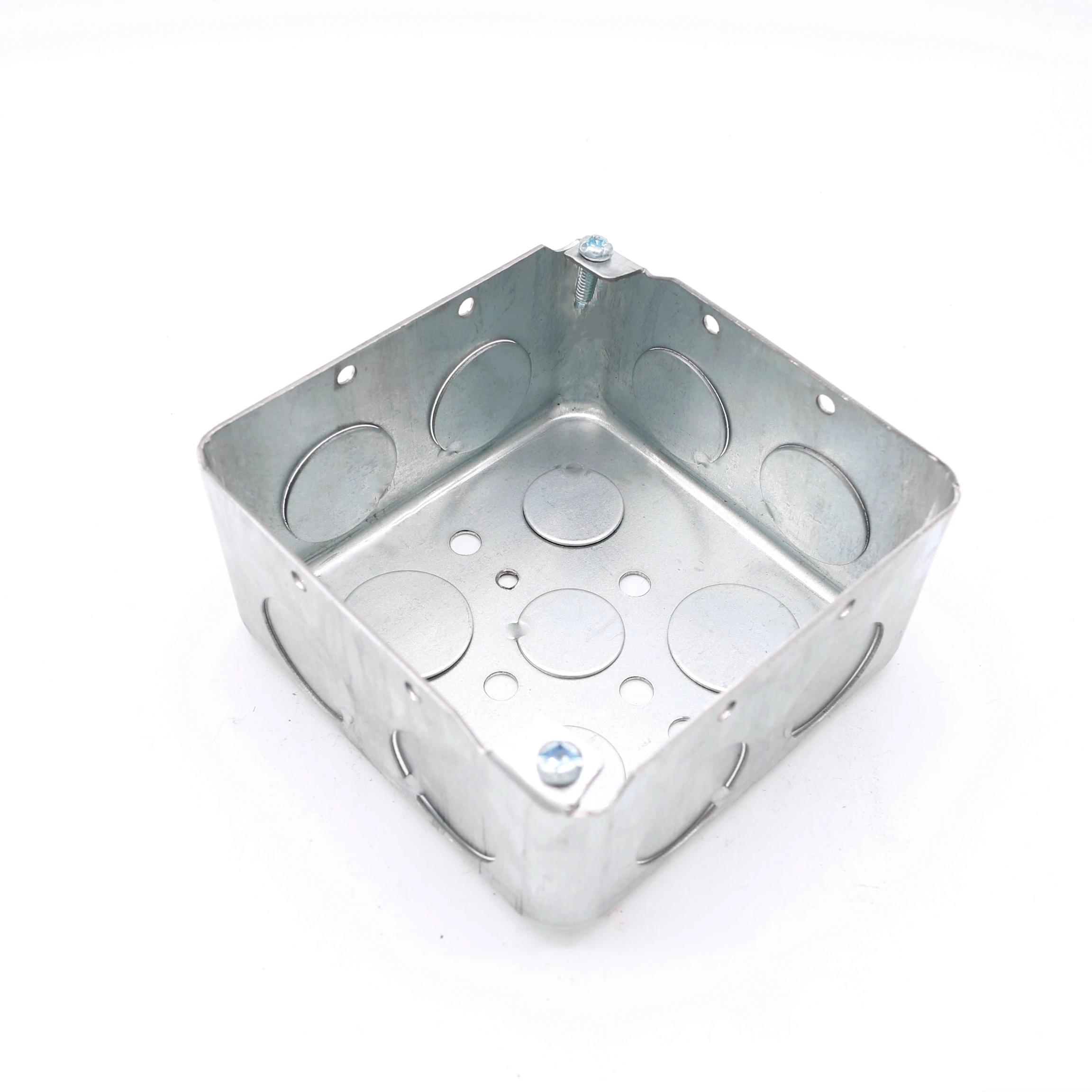 4" Square Electrical Metal Outlet Box Drawn Box 52171 - Buy 2-1/8" Deep ...