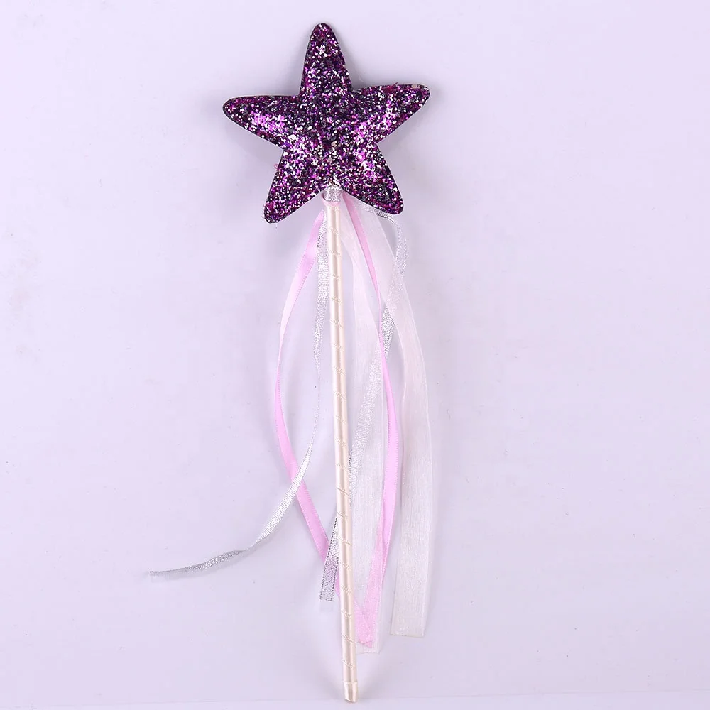 Magic Star Stick Princess Fairy Wand - Glitter & Star Power
