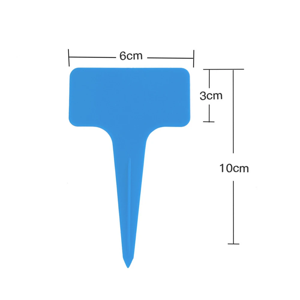 Garden Sign Multi Colour Plastic Plant Tag T-type Waterproof Plant ...