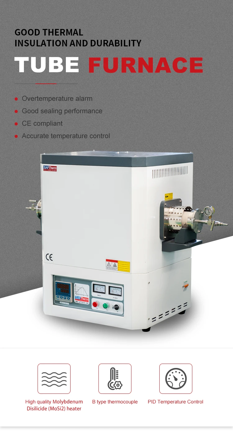 1200C Laboratory Rotary Tilting Atmosphere Electric Furnace