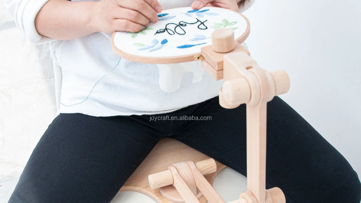 Adjustable Embroidery Hoop Stand - Rotated Cross Stitch Stand Universal ...