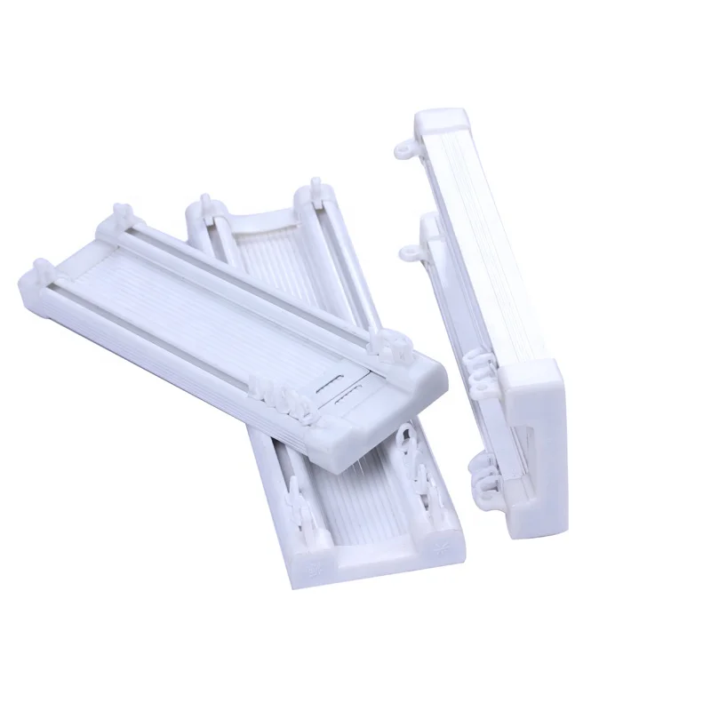 Heavy Duty White Aluminum Pvc Double Ceiling Curtain Rail Curtain Track ...