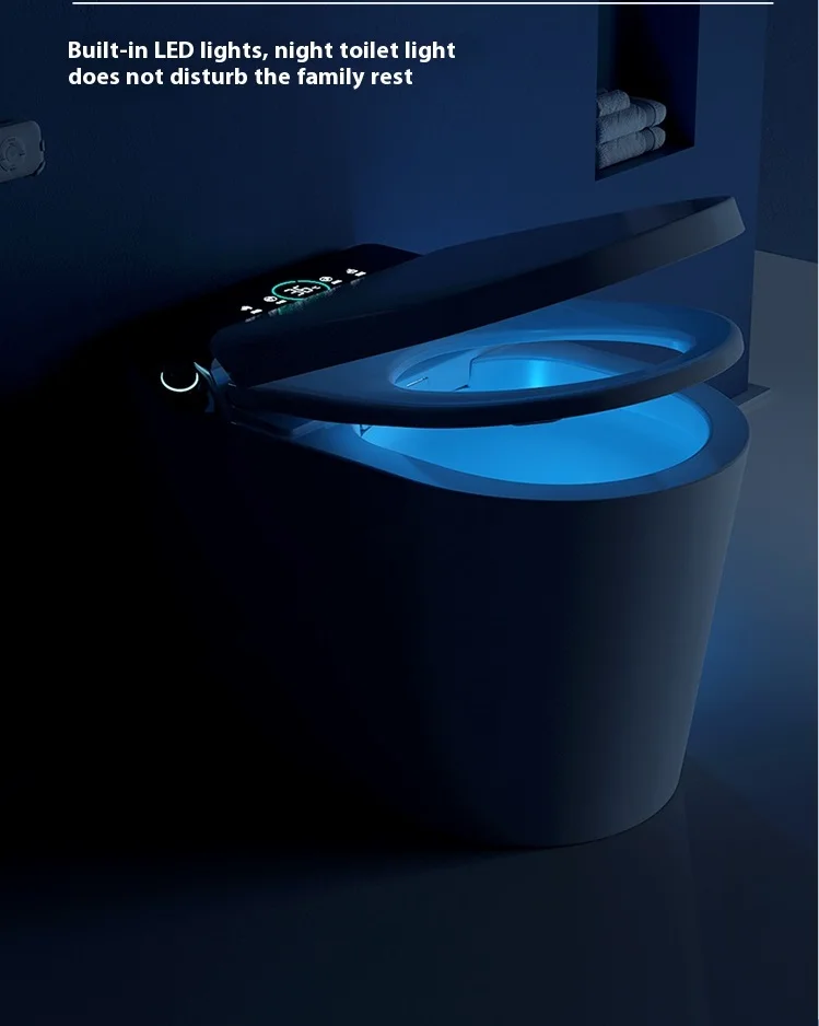 Bathroom Automatic Open/Close Ceramic Intelligent Toilet Bowl Lid ...