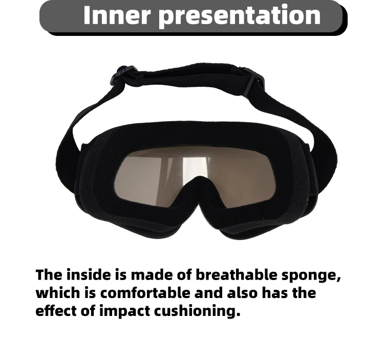 New Design Safety Windproof Lens Motorcycle Dust-proof Face Cover Anti ...