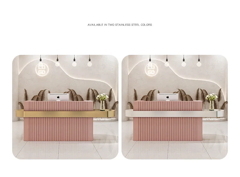 Modern Cash Table Register Retail Wooden Counter Cashier Desk Store ...