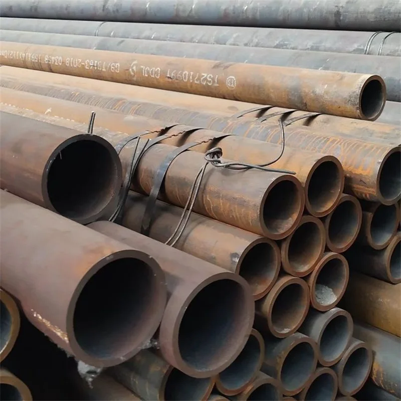 ASTM JIS DIN ASTM A106 Round Pipe Carbon Steel Spiral Carbon Steel Pipe ...