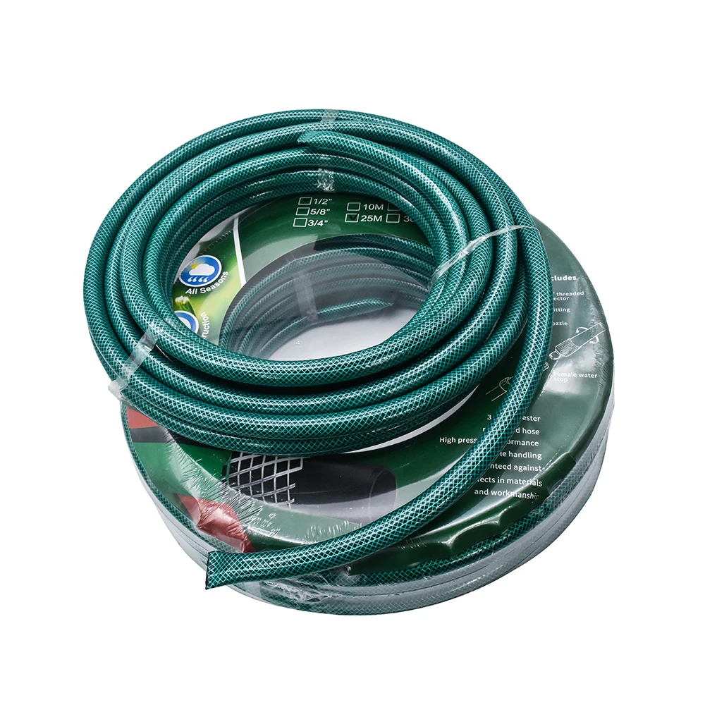 Factory 25FT High Quality PVC and Rubber Garden Hose Hot Sale 3 -Layer ...