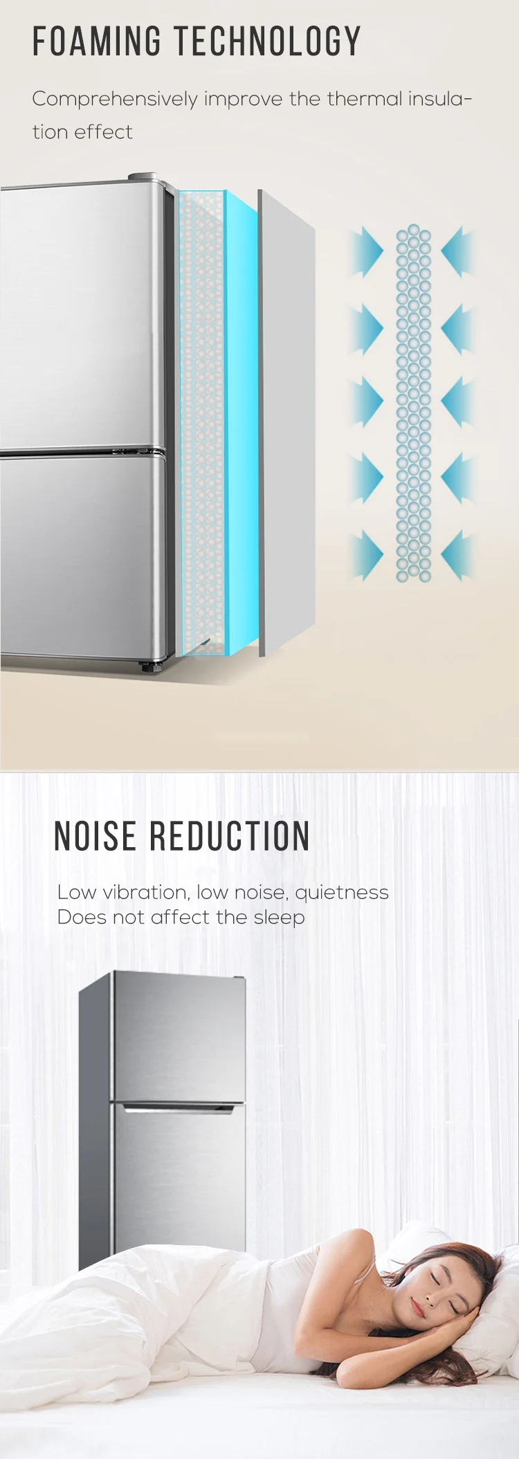 610l 21.5 Cu.ft Manufacture Supply Cooling And Freezing Household 2 ...